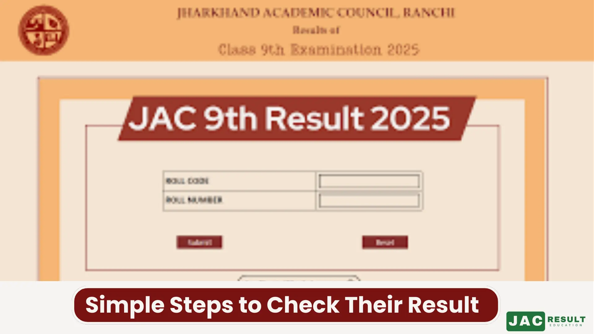 📢 JAC 9th Result 2025 Out Now – Direct Link @ jacresults.com
